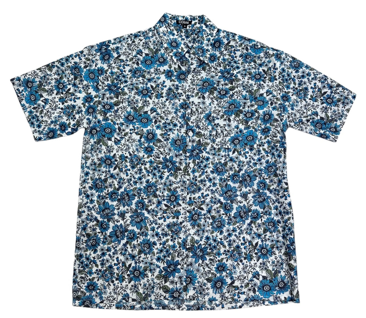 Baby Blue Flower Shirt – Corak Clothing